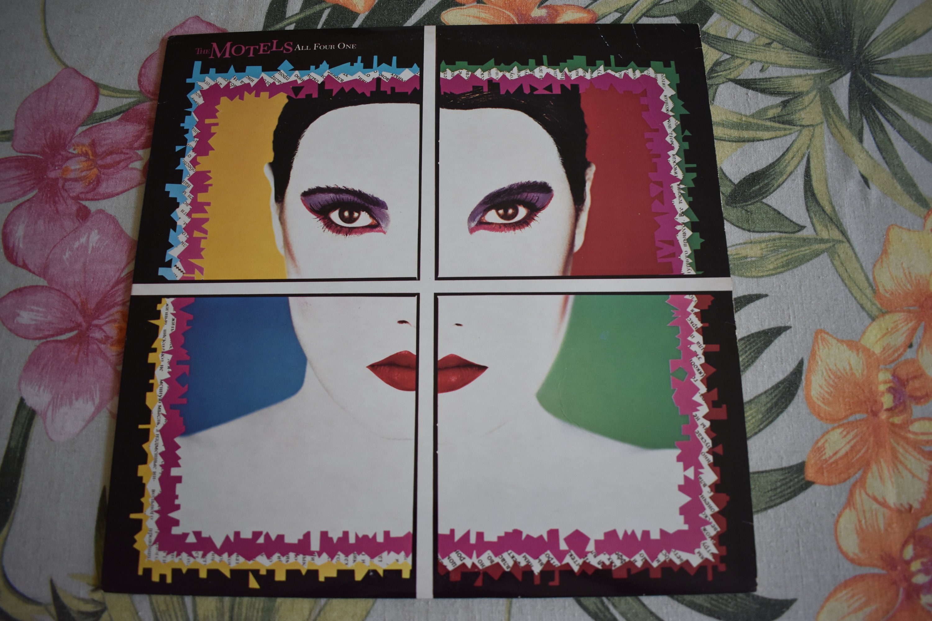 Vintage The Motels All Four One Vintage Vinyl Record Near Mint Album ...