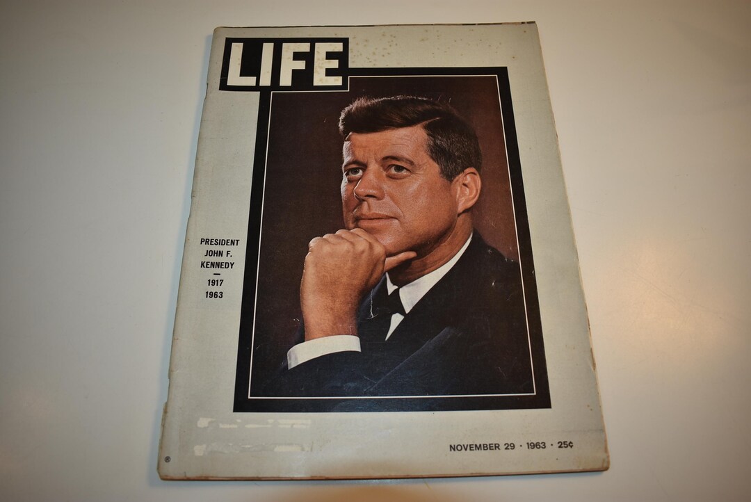 Vintage 1963 LIFE Magazine President John F Kennedy, Vintage LIFE ...