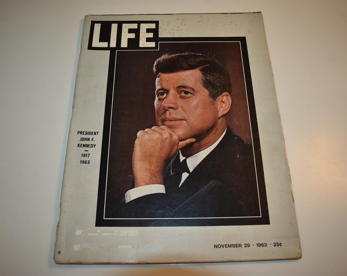 Vintage 1963 LIFE Magazine President John F Kennedy, Vintage LIFE ...
