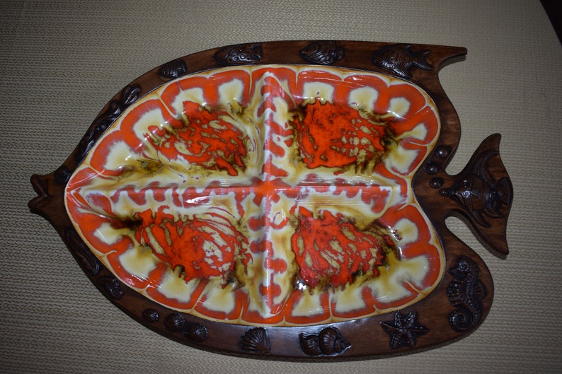 Vintage Treasure Craft Maui Hawaii 390 Fish Mid Century | Etsy