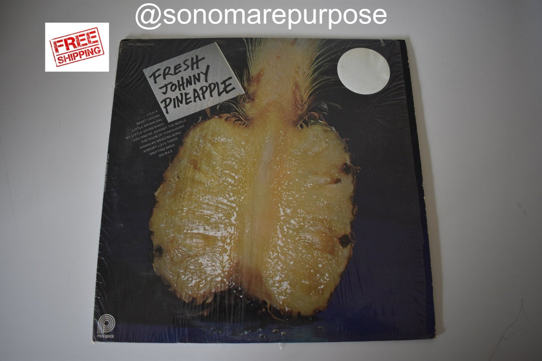 Vintage Original Hawaiian Vinyl Record Album, Fresh Johnny Pineapple ...