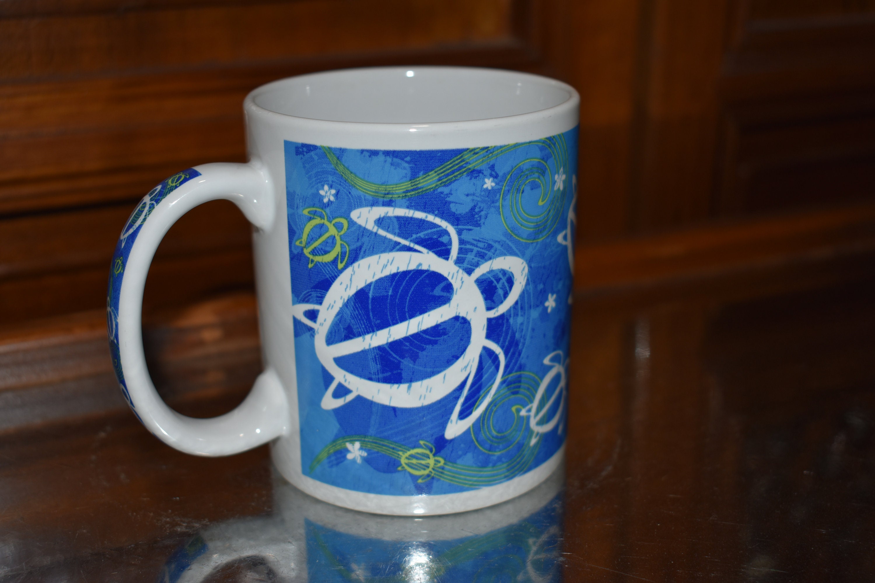 ABC store of Hawaii Sea Turtle Coffee Mug Cup Excellent Used | Etsy