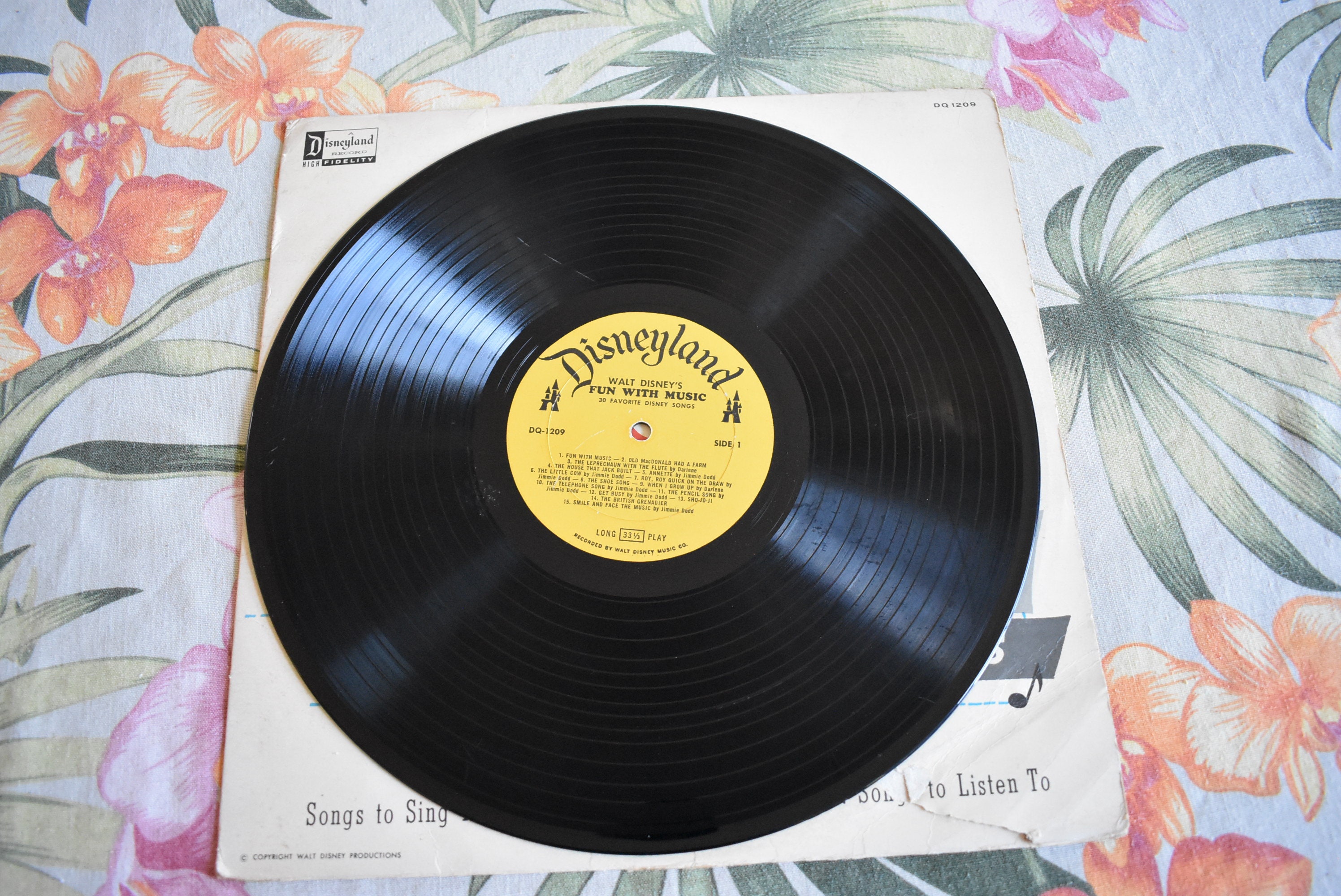 Walt Disney's Fun With Music 30 Favorite Vinyl Record LP - Etsy