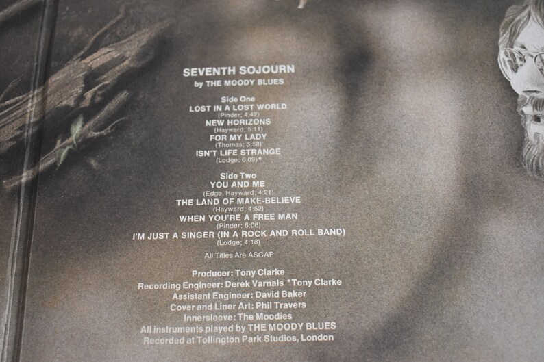 The Moody Blues Seventh Sojourn LP 1972 Threshold Gatefold Stereo LP ...