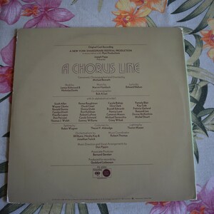 A Chorus Line Original Cast Recording Vintage Vinyl Record Album Stereo ...