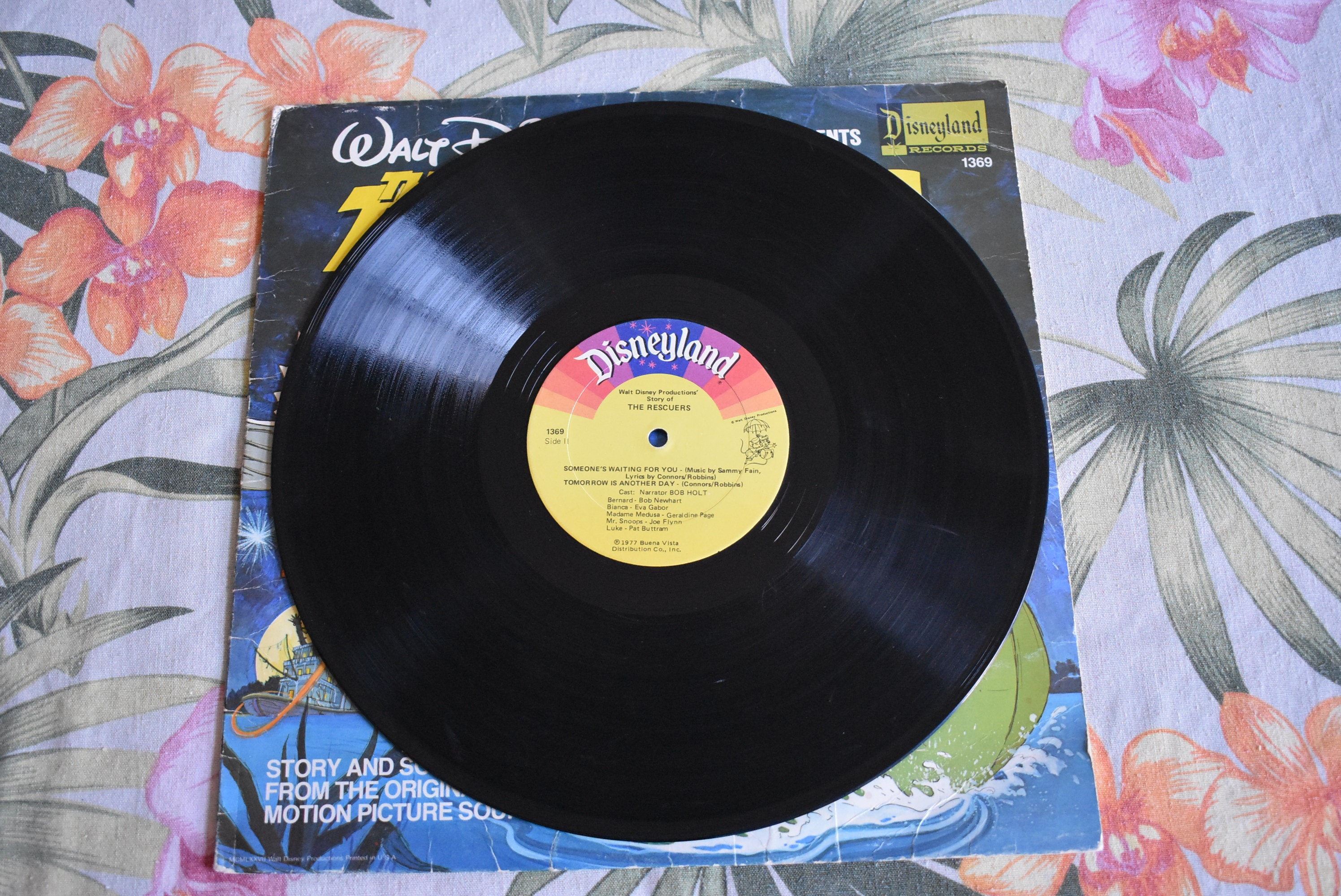 Walt Disney's the Rescuers Movie Soundtrack Vinyl Record - Etsy