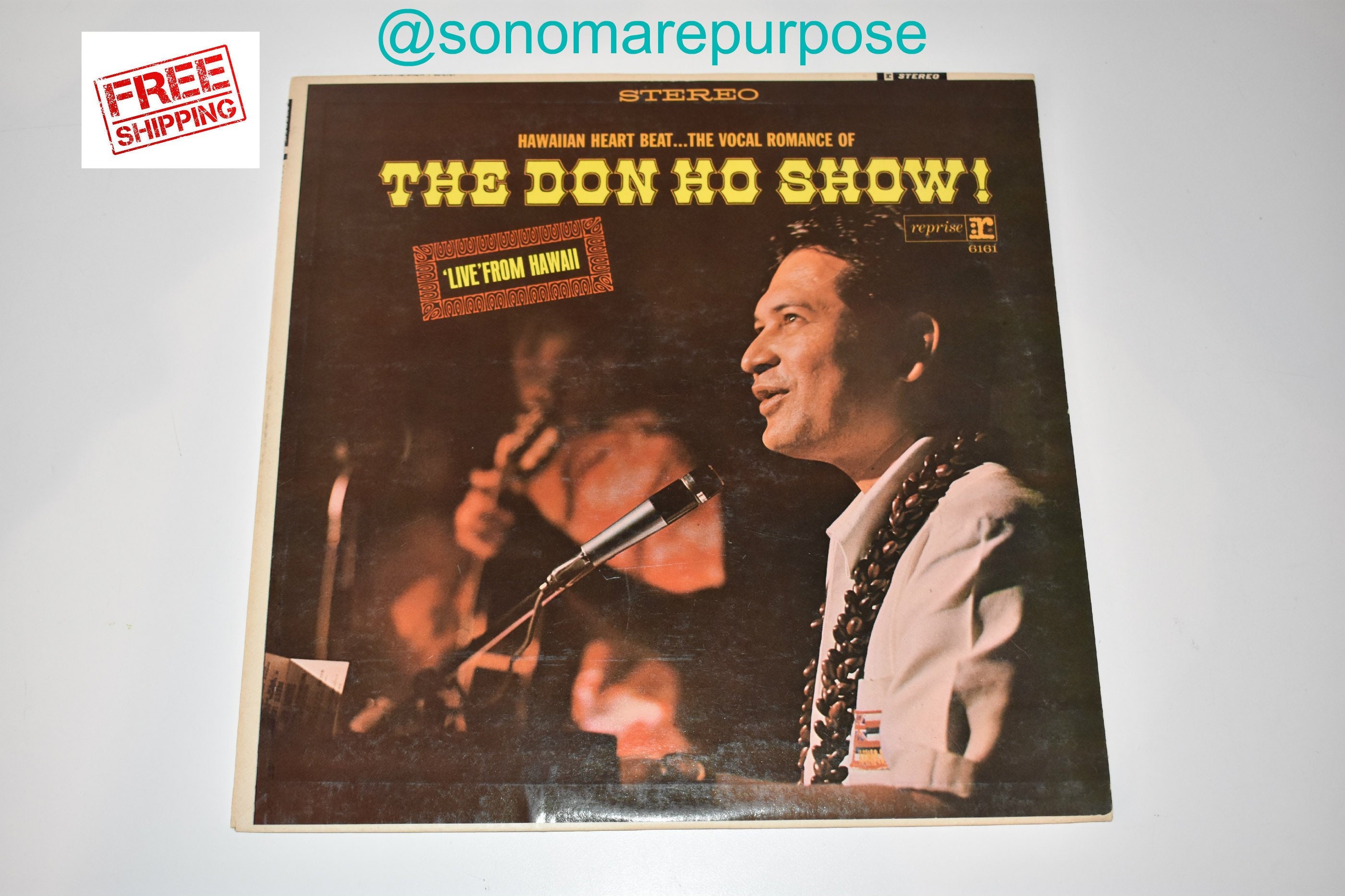 Vintage Original Hawaiian Vinyl Record Album, Don Ho - Show! Live from ...
