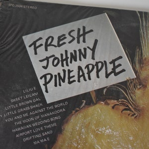 Vintage Original Hawaiian Vinyl Record Album, Fresh Johnny Pineapple ...