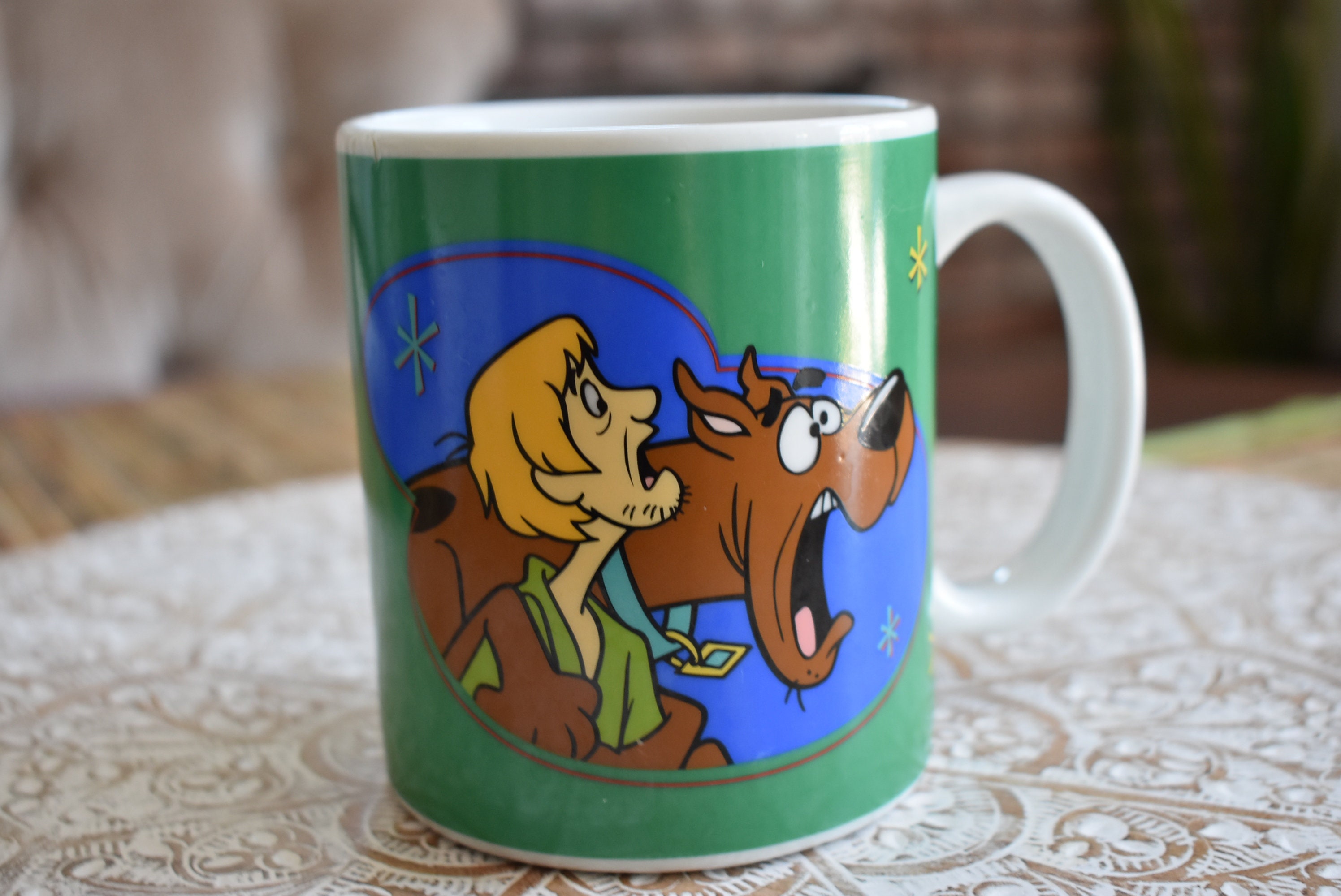 Vintage Warner Bros Cartoon Network Scooby Doo Zoinks Coffee Tea Mug ...