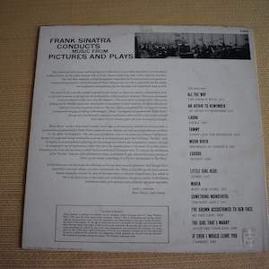Frank Sinatra Conducts Music From Pictures and Plays Originalvintage ...