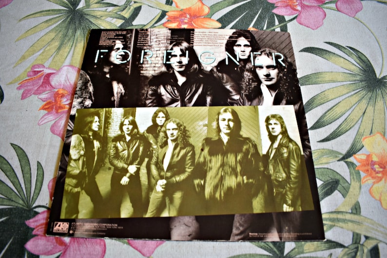 Foreigner Double Vision 1978, LP Album Vintage Record, Rock Record ...