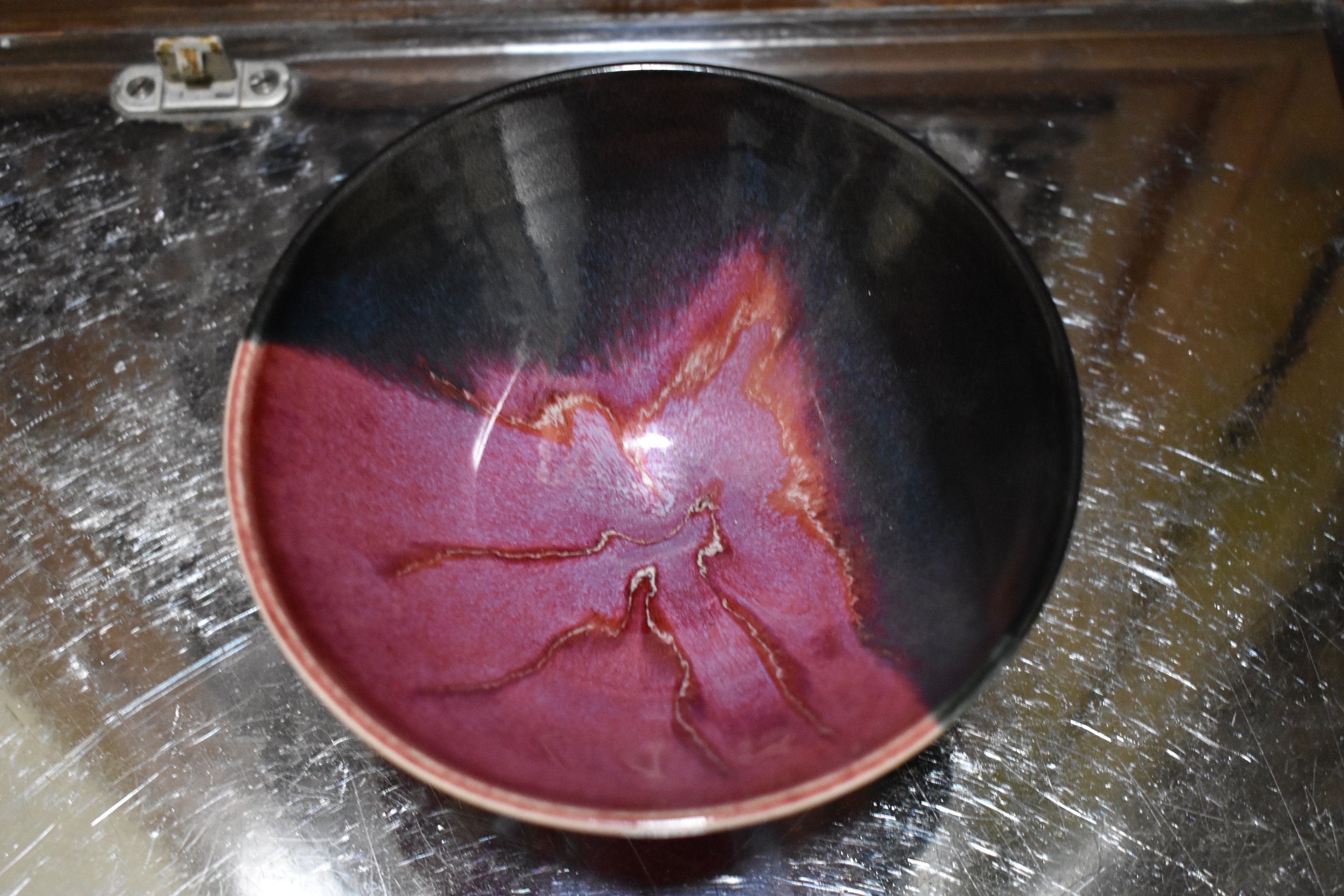 Itsuko Zenitani Pottery Small Purple Rice Bowl garnishes | Etsy