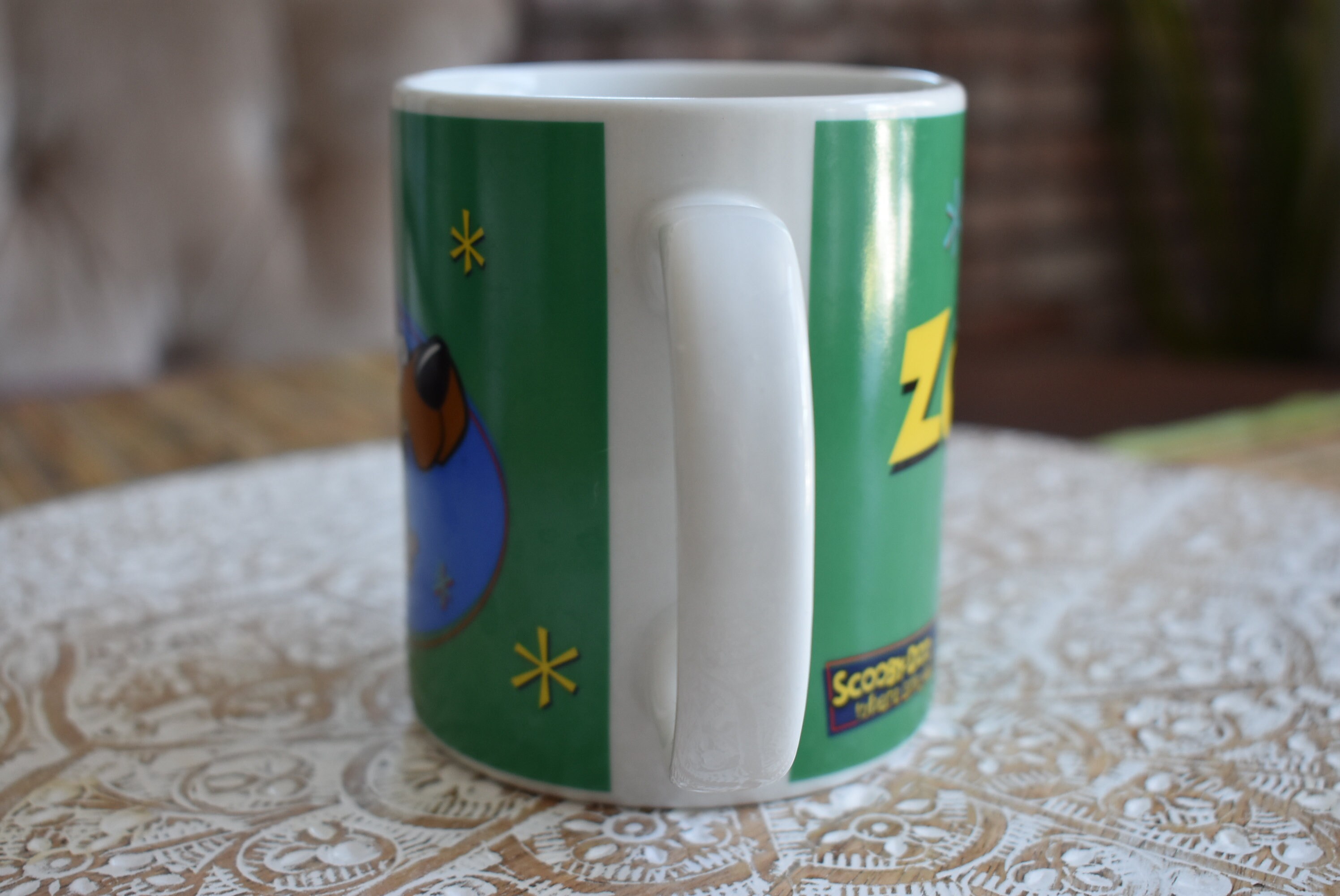 Vintage Warner Bros Cartoon Network Scooby Doo Zoinks Coffee Tea Mug ...