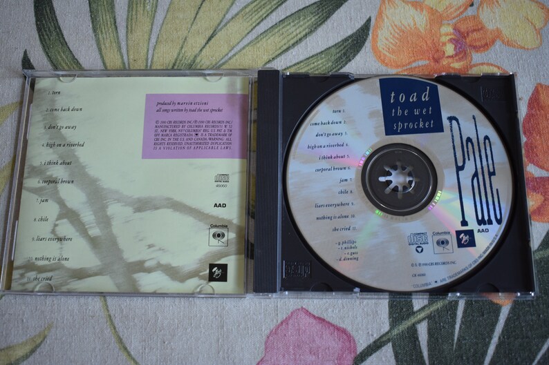 Vintage 1990 Toad the Wet Sprocket Pale CD Rock and Roll - Etsy