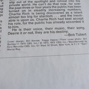 Vintage 1973 Charlie Rich Behind Closed Doors Album Record, Folk Record ...