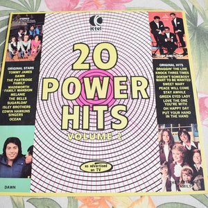 K-tel 20 Power Hits Volume 2 Vintage Vinyl Record TU 222 , Various ...