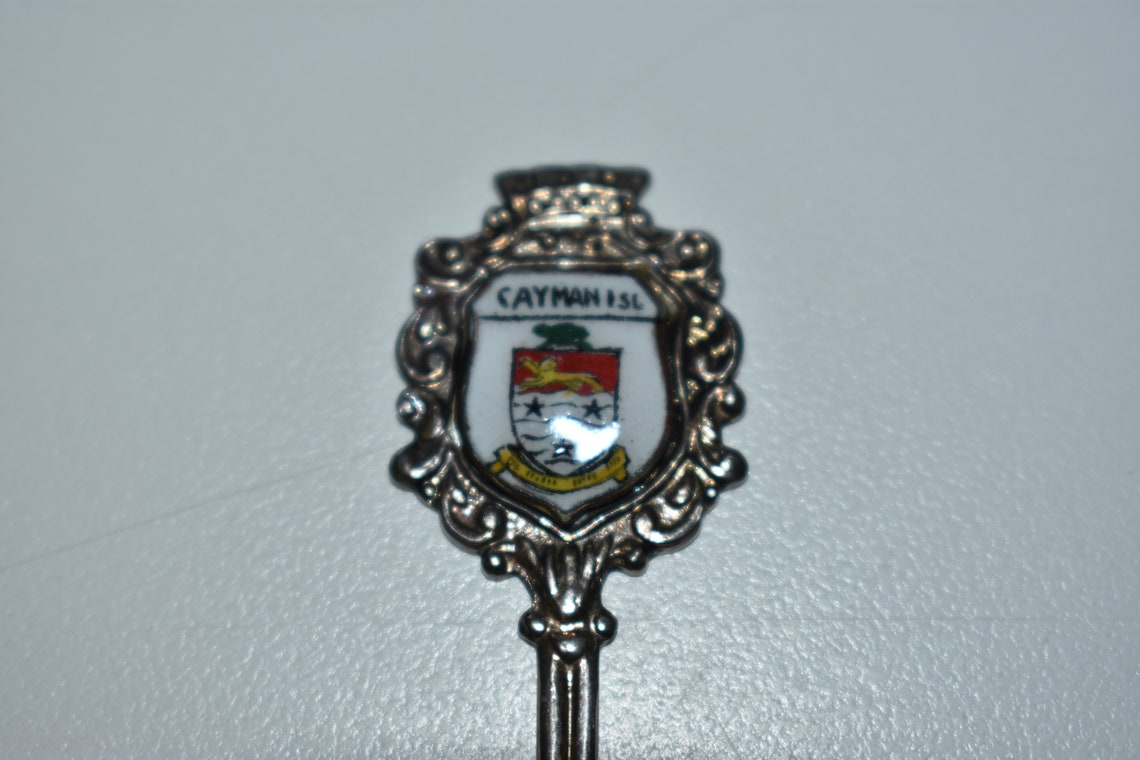 Vintage Cayman Island Souvenir Tea Fork, Spoon Collector, Cayman Island ...