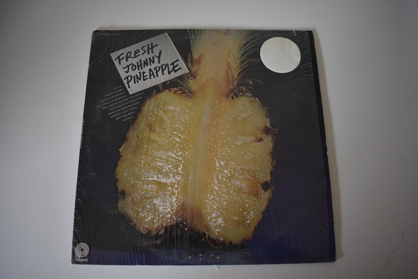Vintage Original Hawaiian Vinyl Record Album, Fresh Johnny Pineapple ...