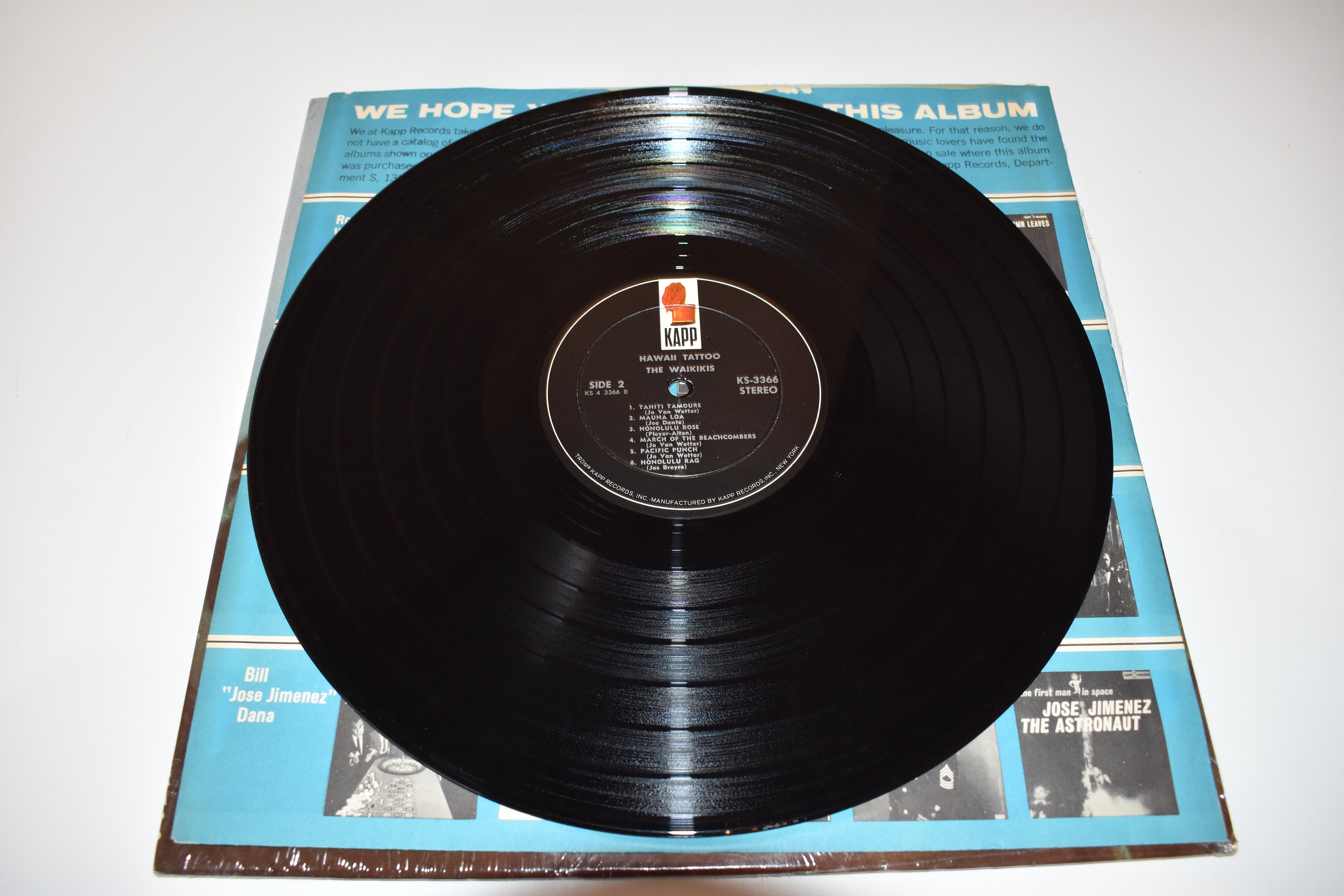 Vintage Original Hawaiian Vinyl Record Album, the Waikikis Hawaii ...