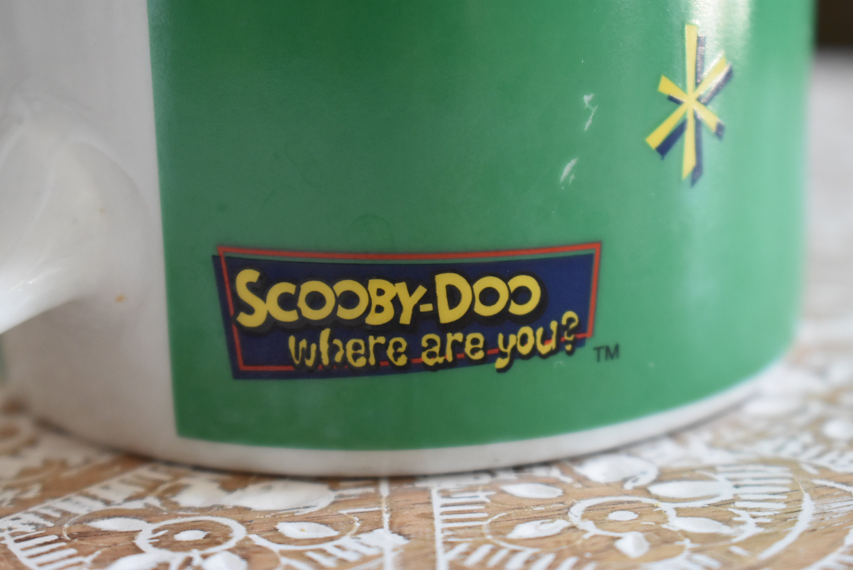 Vintage Warner Bros Cartoon Network Scooby Doo Zoinks Coffee Tea Mug ...