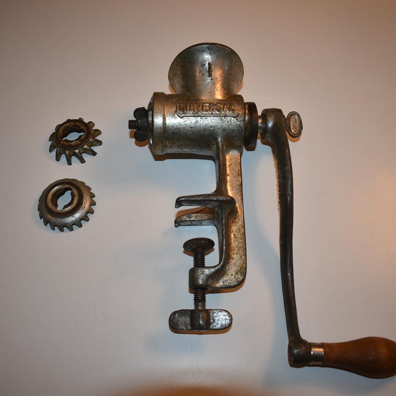 Antique Meat Grinder - Etsy