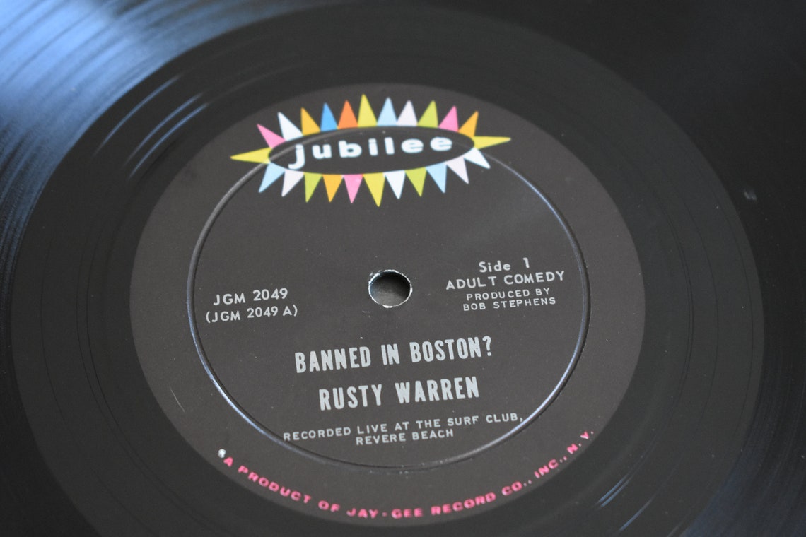 Vintage Rusty Warren Banned in Boston 1963 Vinyl Record | Etsy