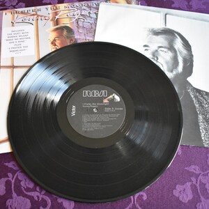 Vintage Kenny Rogers I Prefer the Moonlight 1987. Vintage Vinyl Record ...