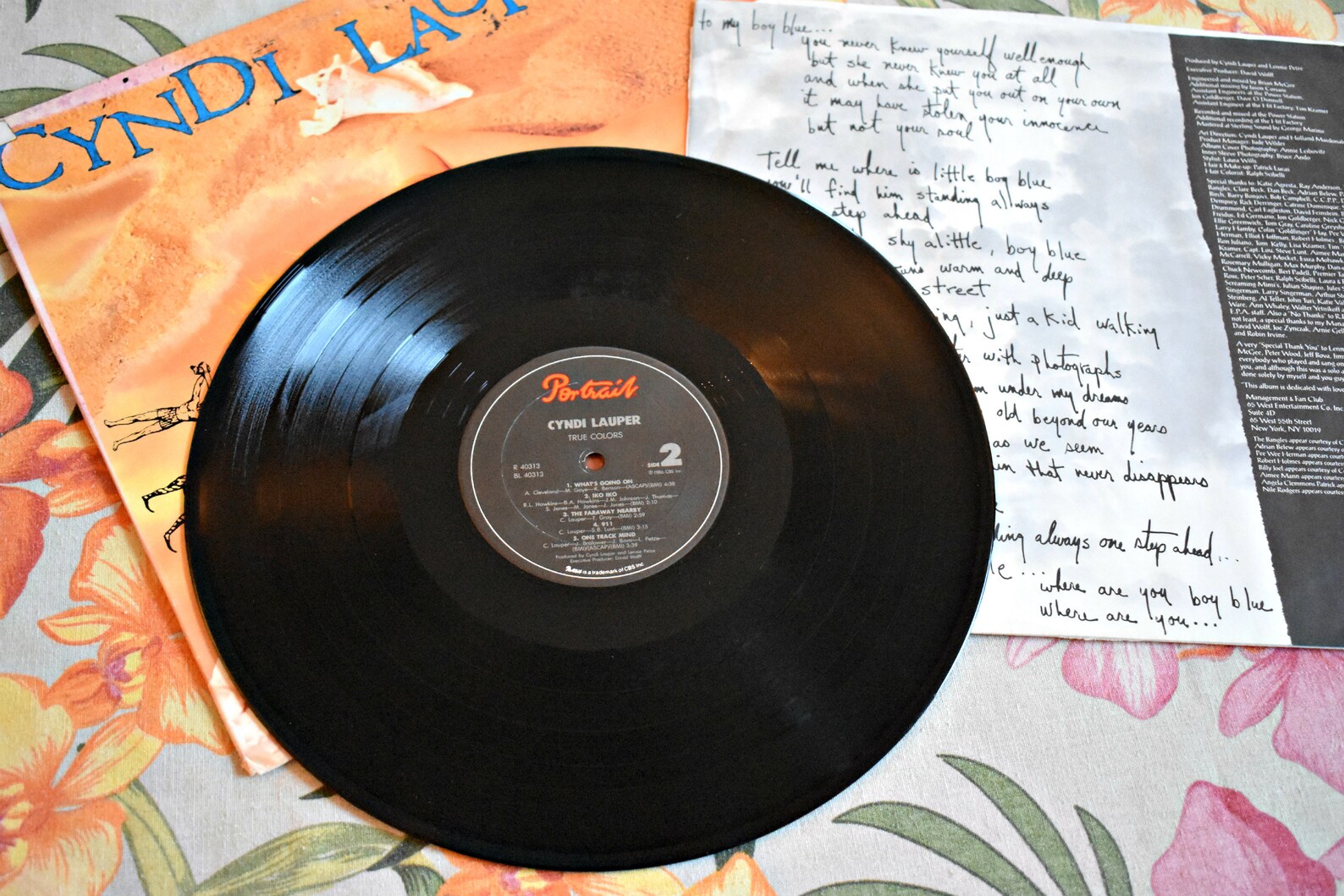 Cyndi Lauper Vintage Vinyl Record Lot of 2 True Colors and - Etsy