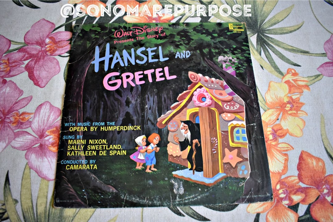 Walt Disney's the Story of Hansel and Gretel DQ-1253, Vintage Record ...