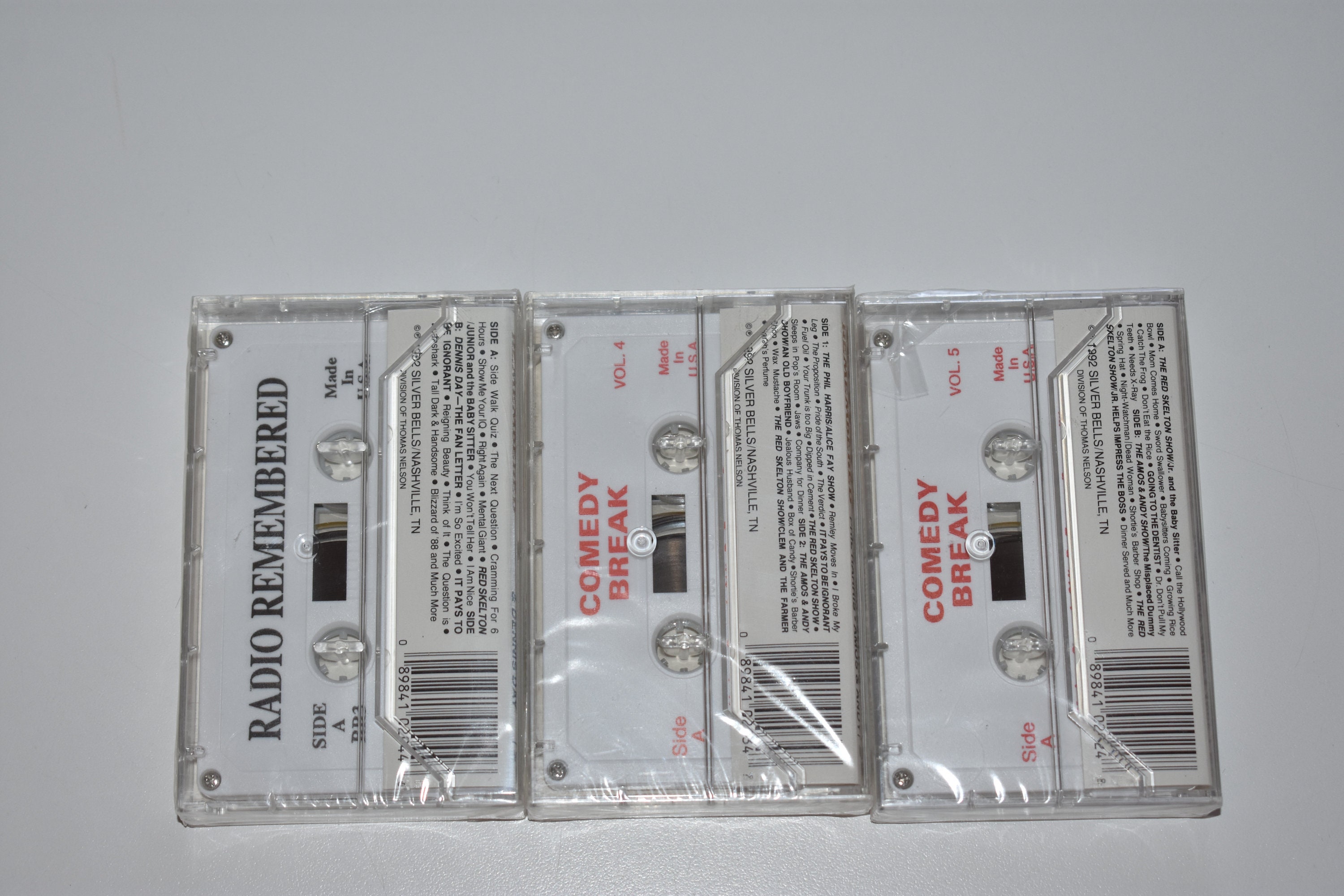Lot of 3 Radio Remembered Cassettes Volumes 3, 4 & 5, Comedy Cassette ...