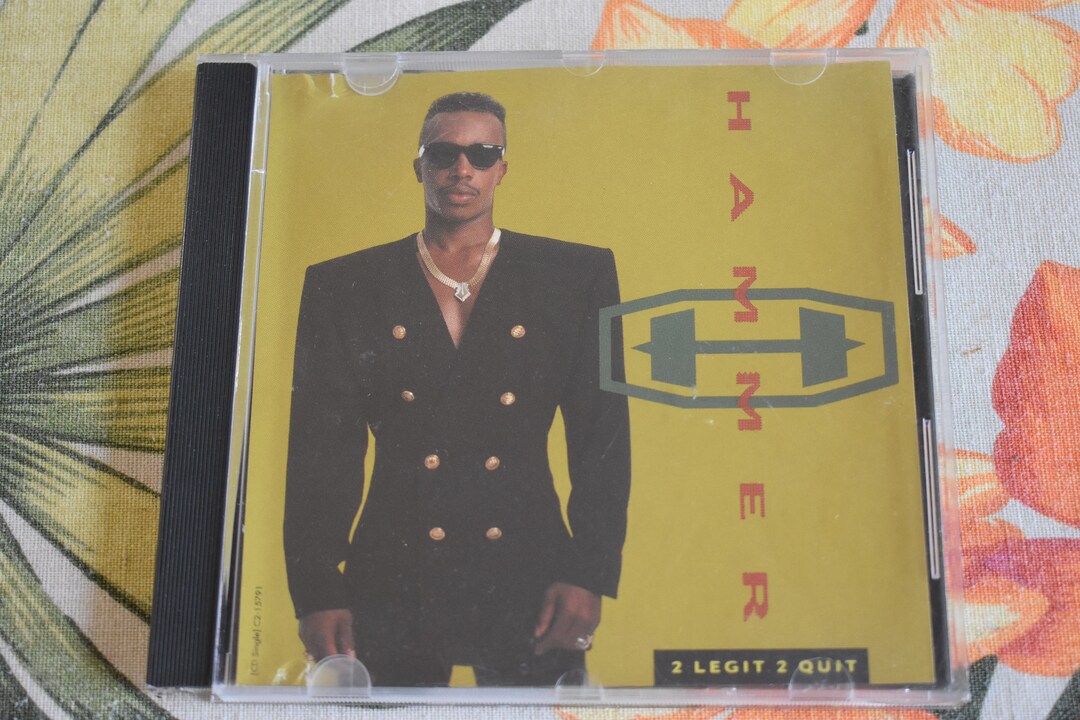 Vintage 1991 Hammer 2 Legit 2 Quit CD, MC Hammer, Hammer Time, Capitol ...