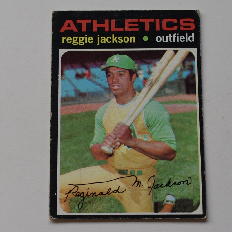Reggie Jackson Baseball Cards - Etsy