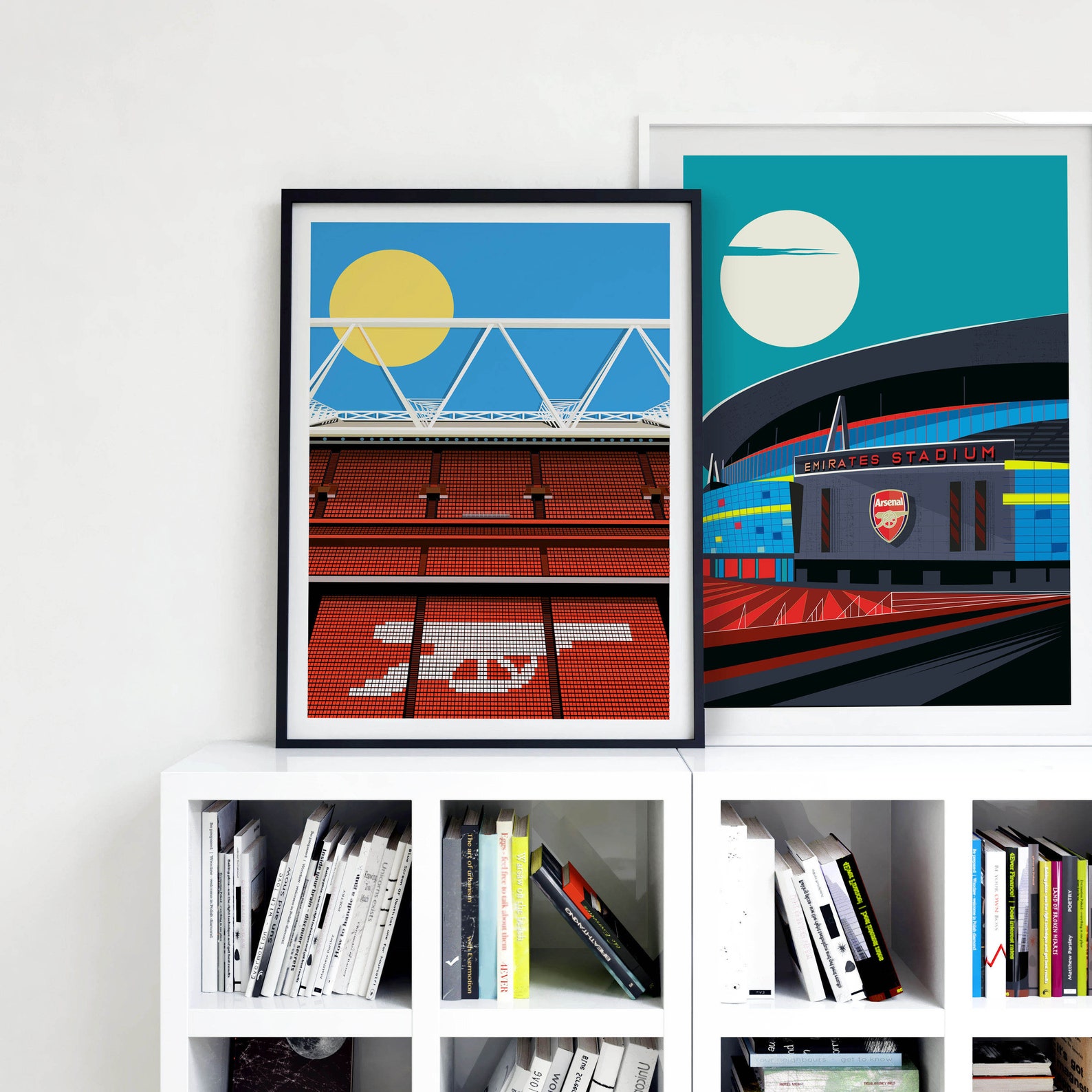 Exclusive Arsenal FC Stadium Art Bundle - Emirates & Highbury Prints ...