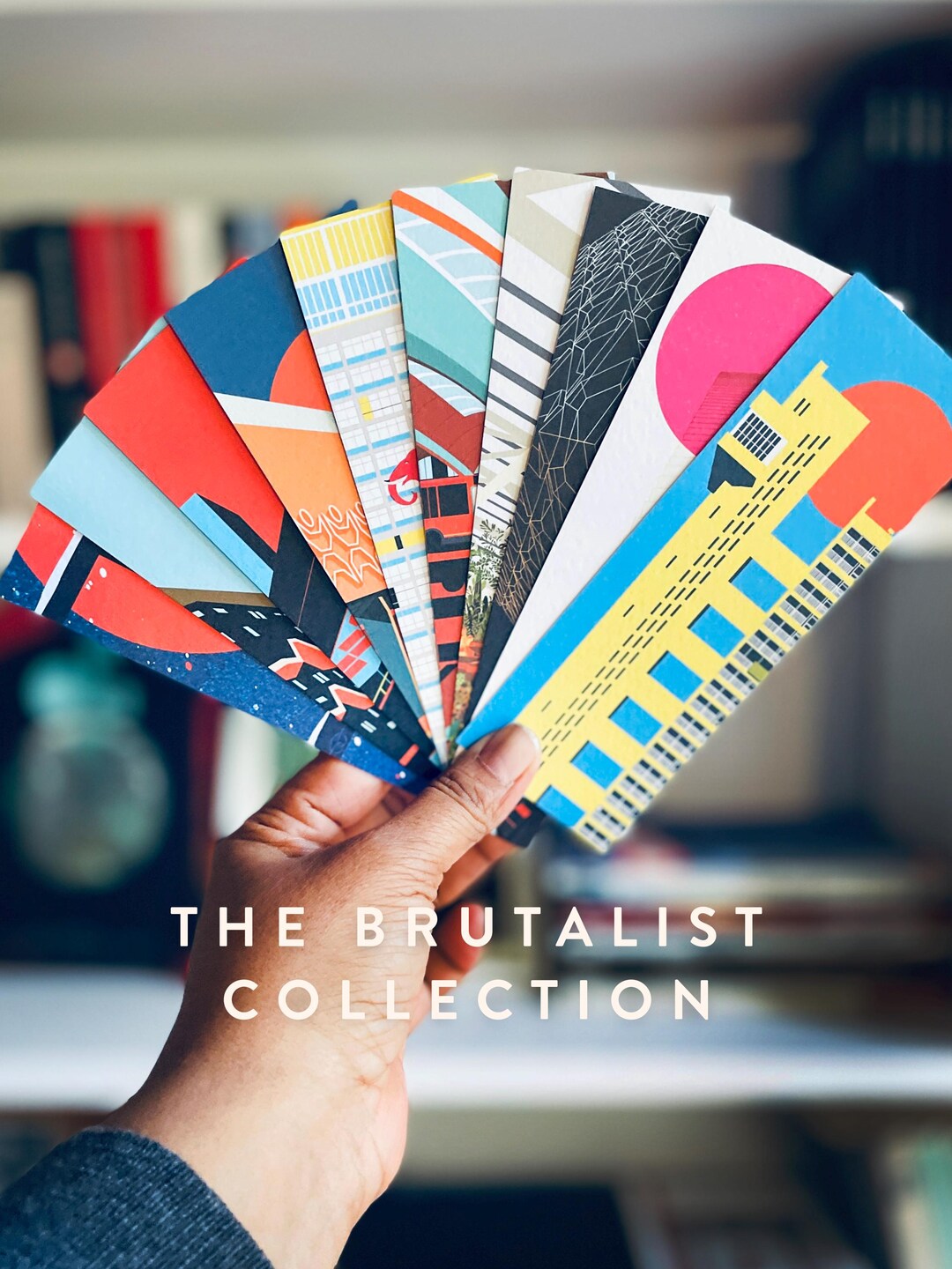 The Brutalist Collection of 10 London Bookmarks, Brutalist Bookmarks ...