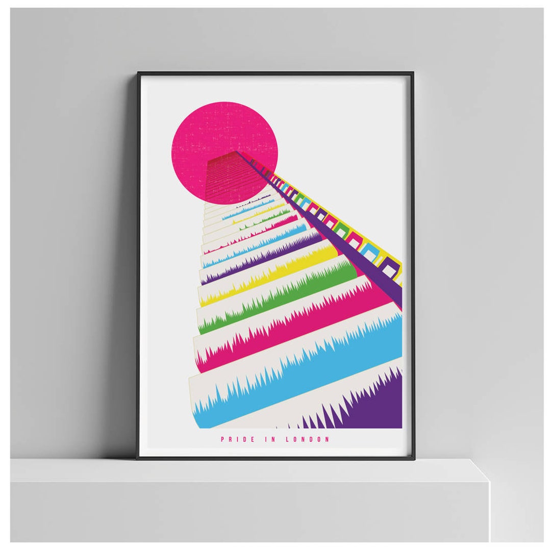 Barbican Towers London Art Print: Pride in London Poster - Etsy