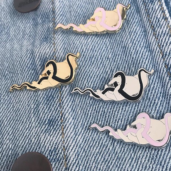 Snake Pin - Etsy