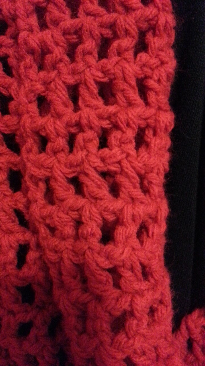 Cowl-red Crochet Handmade Cowl-cowl With Twist-lightweight - Etsy