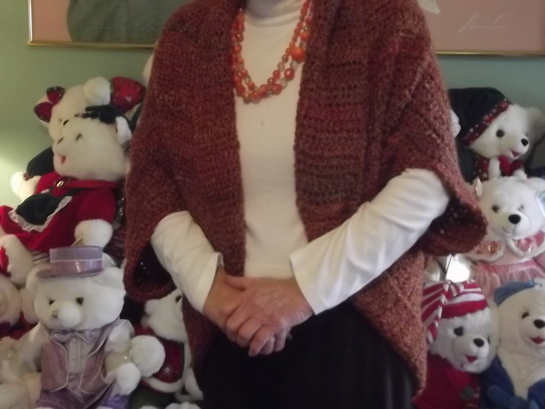 Simple Shrug Earthy Fall Colors Woman's Shrug Thick - Etsy