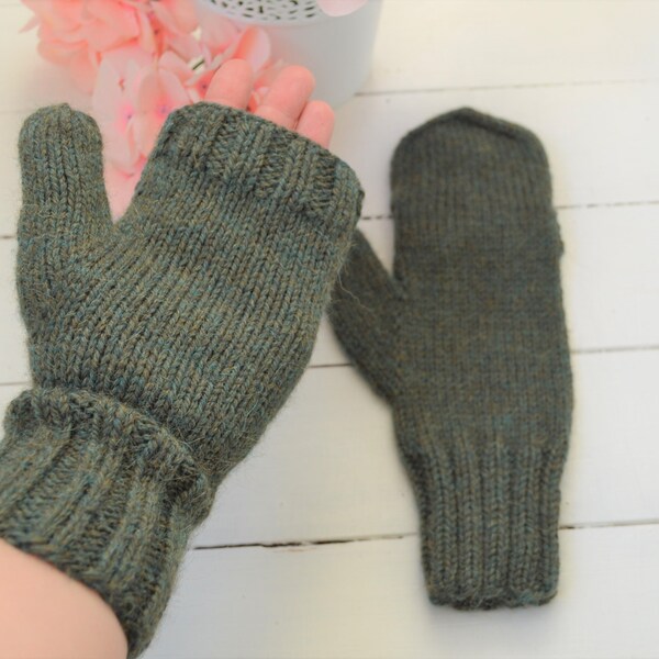 Mens Wool Mittens - Etsy