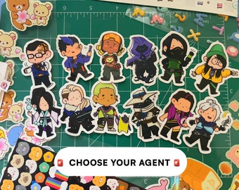 Phoenix/yoru Dream Team Valorant Spray Waterproof Sticker - Etsy