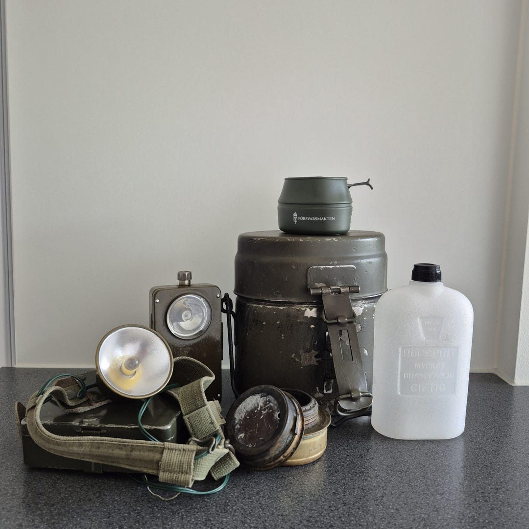 Swedish Mess Tin/field Kitchen M/40 Kit Snuskburk With Accessories - Etsy