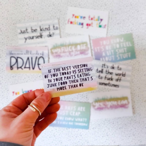 Motivational Cards - Etsy