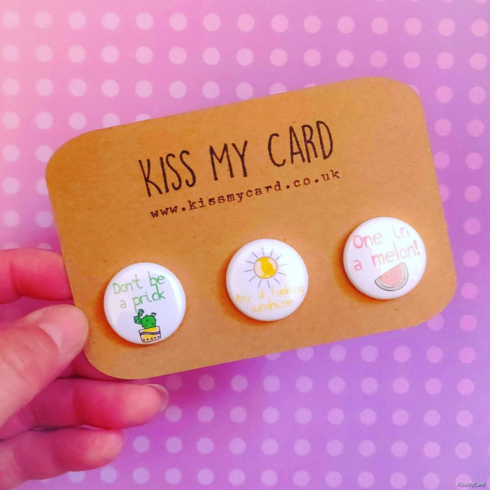 Handmade Cute Button Badges 25mm Sweary Pin Badges - Etsy UK