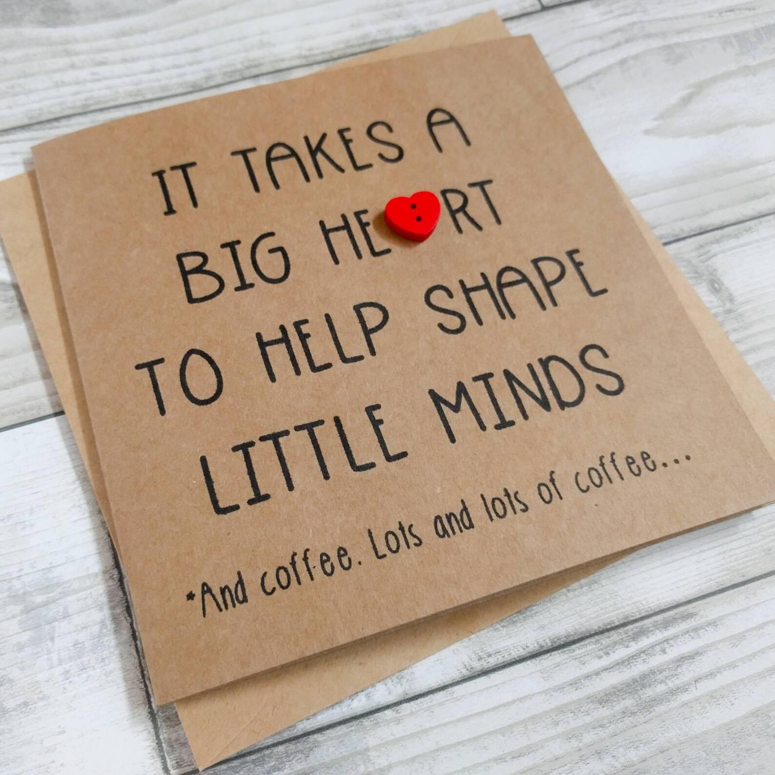 Handmade Funny Teacher Thank You Card End of Term Teacher - Etsy