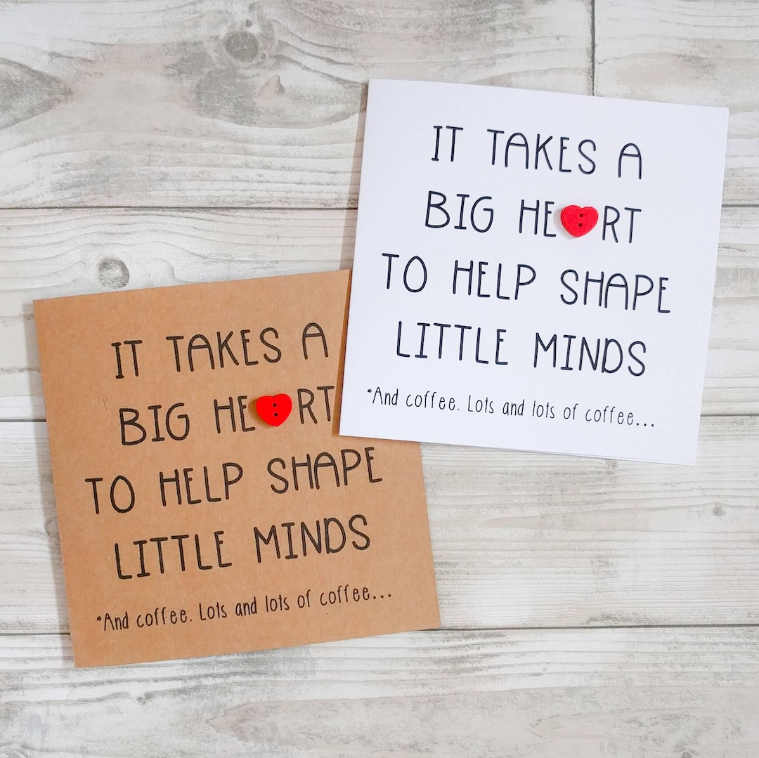 Handmade Funny Teacher Thank You Card - End of Term - Teacher Thanks - Etsy