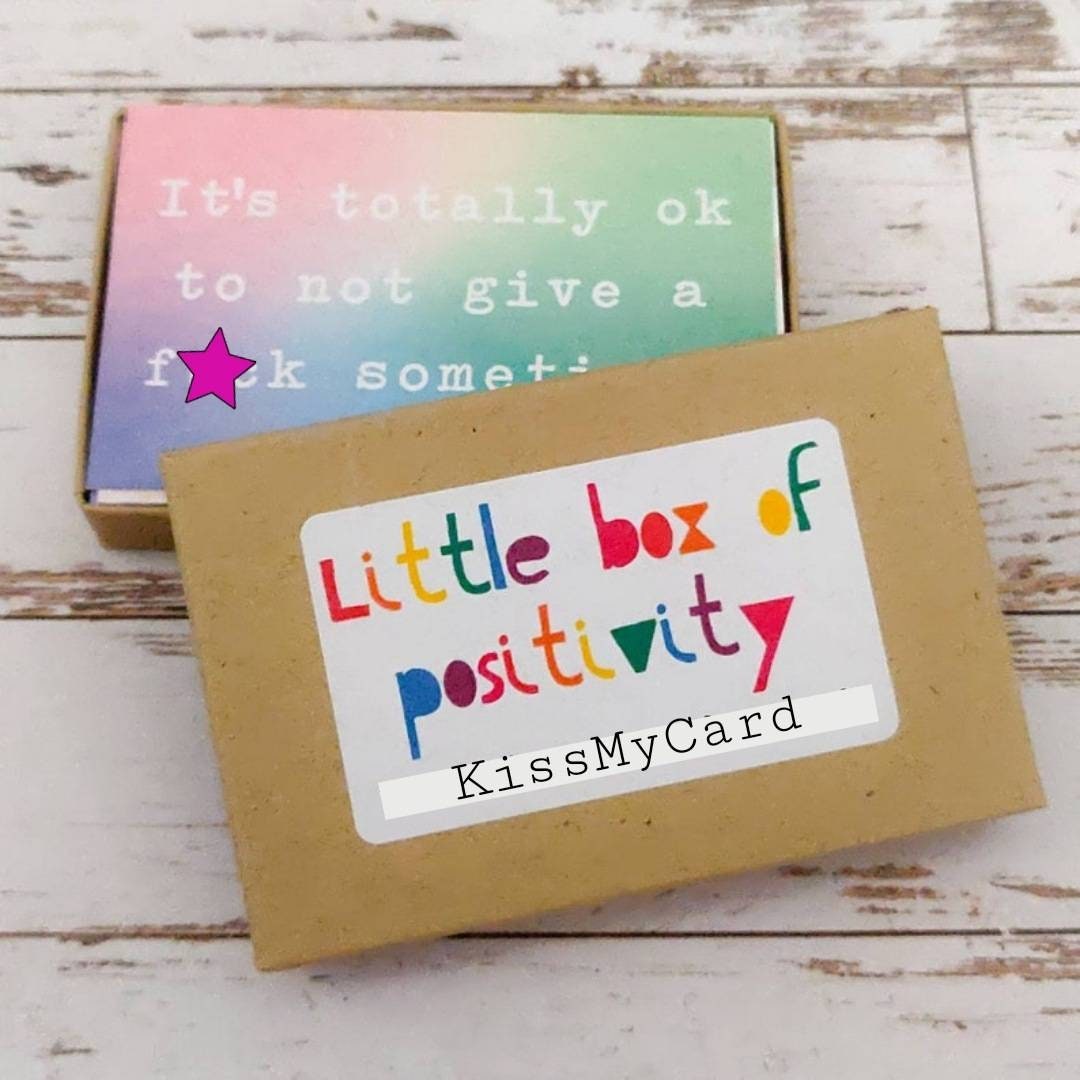 Little Box of Positivity Pocket Motivational Cards - Etsy