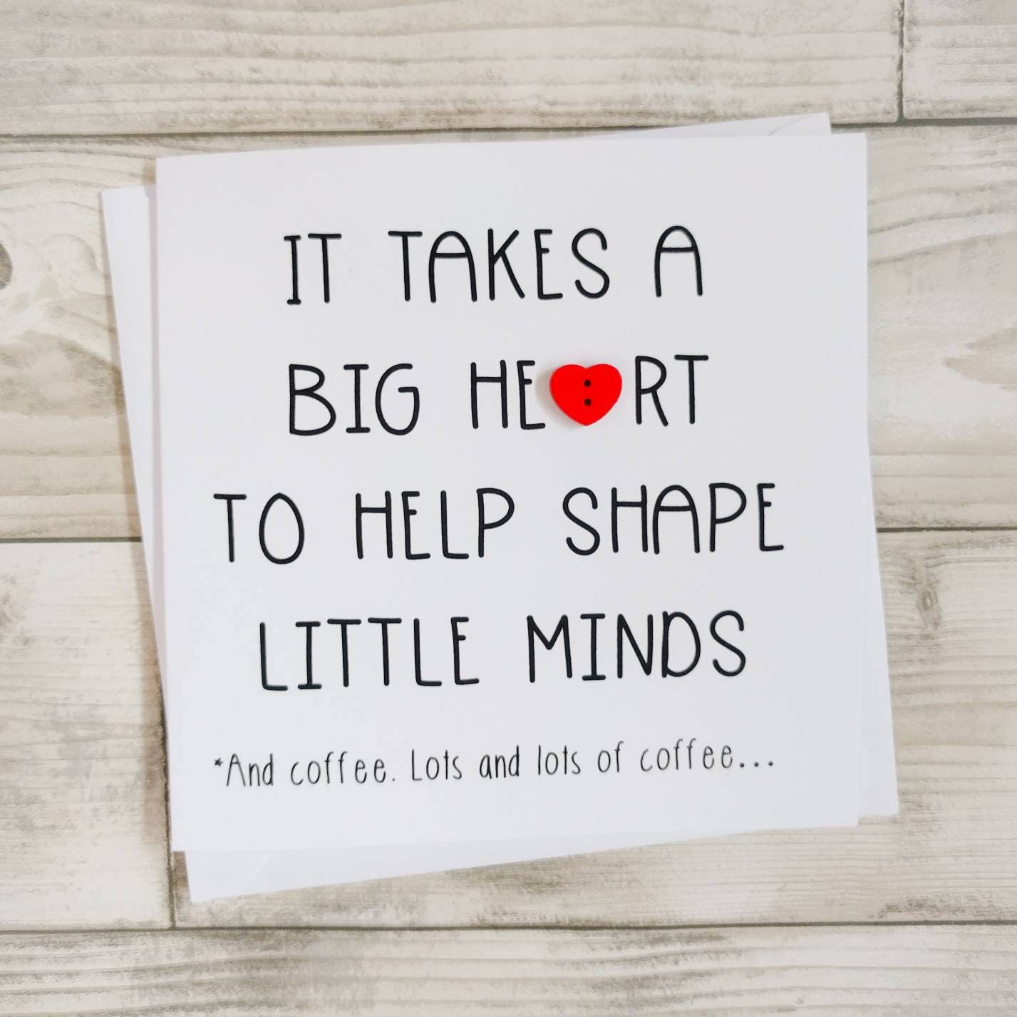 Handmade Funny Teacher Thank You Card End of Term Teacher - Etsy