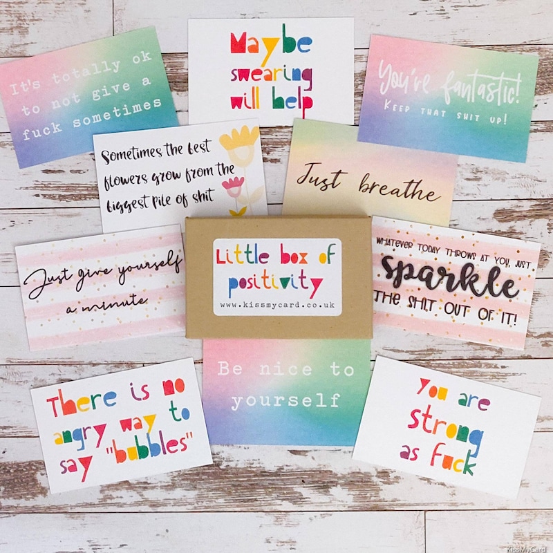 Motivational Cards - Etsy
