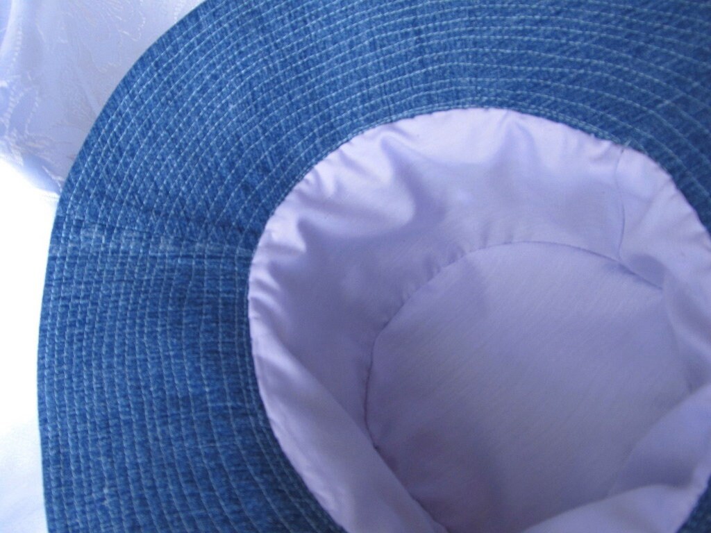 To Order. Embroidered Jeans Hat. Embroidered Denim Hat - Etsy