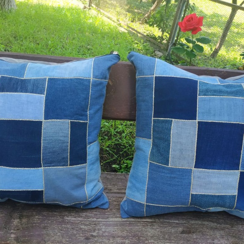 Jean Pillow - Etsy